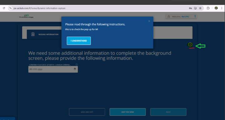 ServiceConnect - How do I resolve a Missing Information Request?